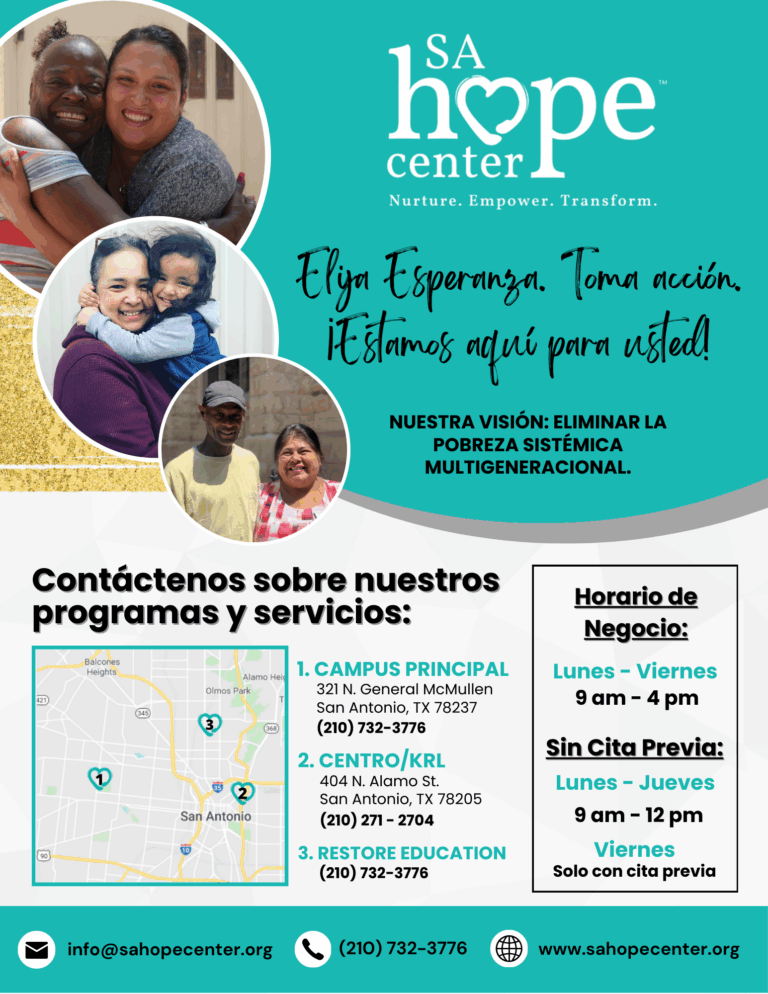 General Flyer - SA Hope Center